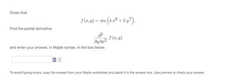Solved A Function F Is Defined By F X Y 9x6y2sin 6x 5y