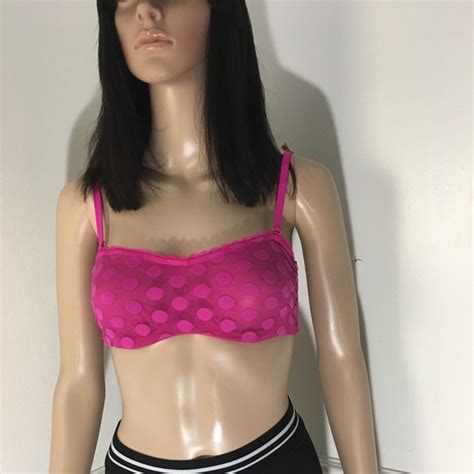 Intimates And Sleepwear Pink Polka Dot Bra Poshmark