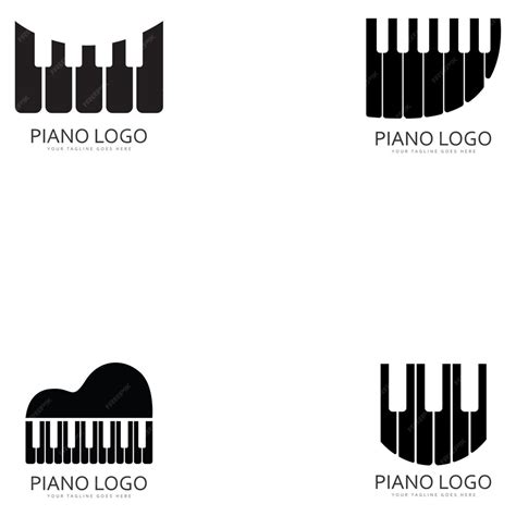 Vektorvorlage Für Das Klaviatur Logo Design Premium Vektor Vektorvorlage Für Das Klaviatur Logo Design Premium Vektor