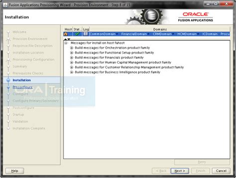 Oracle Fusion Applications Installation Provision An Applications Environment Ora Training Blog