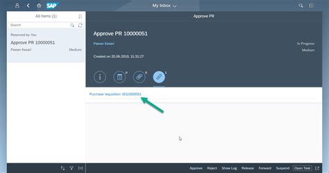 Task With Link Sap My Inbox My Experiments With Abap