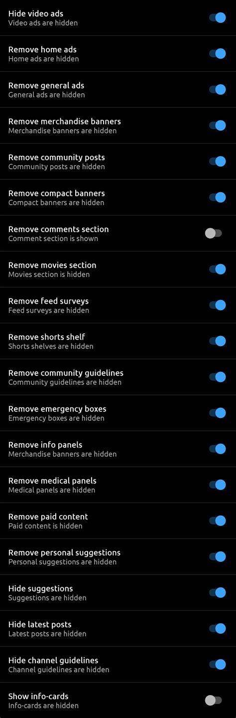 Info About All Revanced Settings R Revancedapp