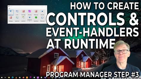 Add Controls To A Form At Runtime Code A Program Manager In C Step 3 Youtube