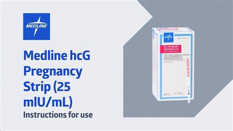 Medline Standard Hcg Pregnancy Strip Demo Video On Vimeo