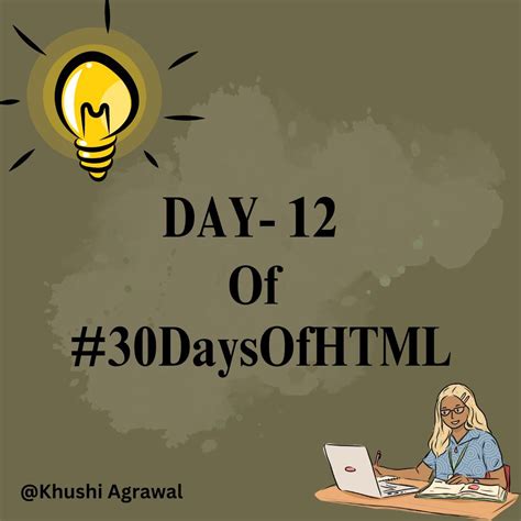 Khushi Agrawal On Linkedin 30daysofhtml Html Developer Fronted Interview
