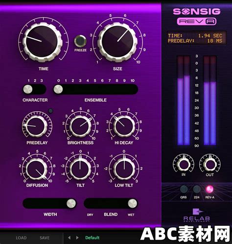 专业人声混响relab Sonsig Rev A V101 Win Abc素材资源网