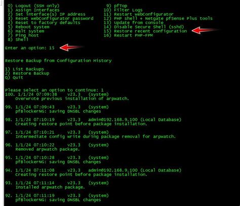 Unable To Access Webconfigurator Ui And Unable To Ssh Into Pfsense