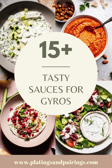 15 Tasty Sauces For Gyros Tzatziki And More Platings Pairings