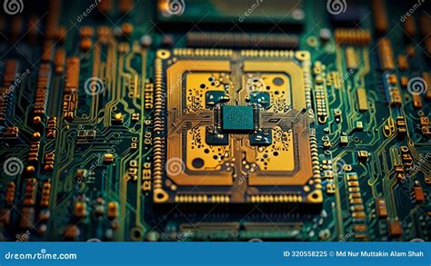 Silicon Computer Chip Technology Stock Illustration 318192154