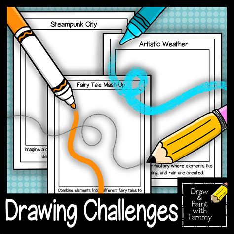 30 Inspiring Drawing Challenges For Imaginative Minds Made By Teachers