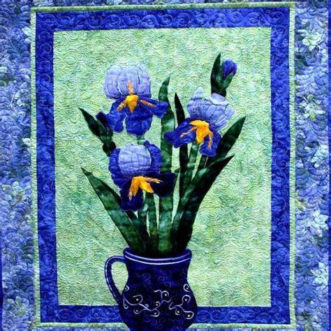 Iris Quilt Pattern Etsy Iris Quilt Pattern Etsy