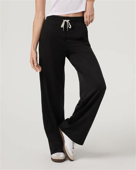 Halo Essential Wideleg Short Black Heather Vuori