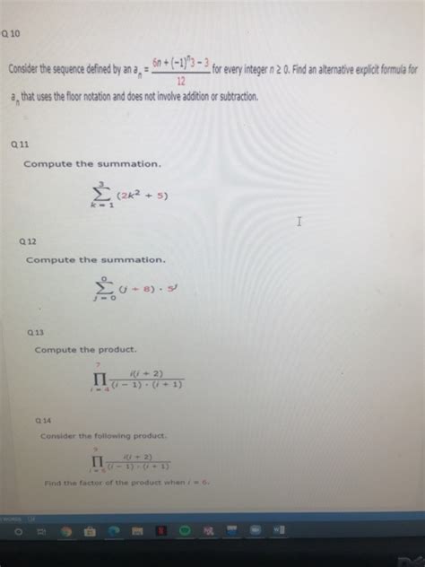 solved q10 consider the sequence defined by an a 149 for
