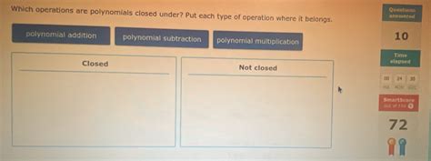 Solved Questions Which Operations Are Polynomials Closed Under Put