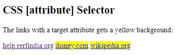 Attribute Selectors In CSS HELP