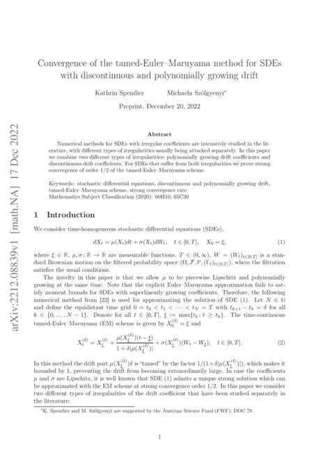 Convergence Of The Tamed Euler Maruyama Method For Sdes With Discontinuous And Polynomially