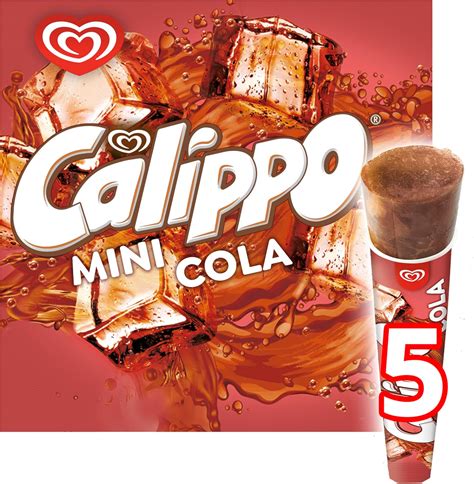 Walls Calippo Mini Cola Ice Lollies 5 X 80ml Uk Grocery