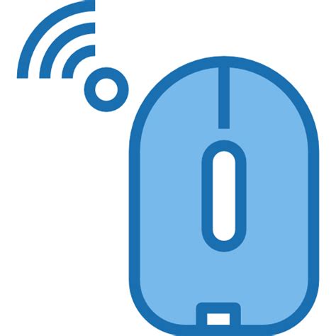 Wireless Mouse Phatplus Blue Icon