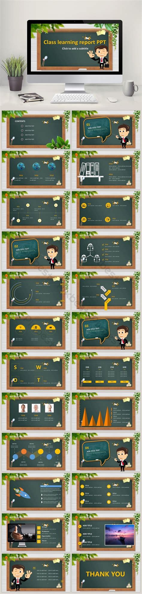 Konstruksi Kelas Sekolah Pelatihan Pendidikan Pembelajaran Courseware Ppt Template Powerpoint