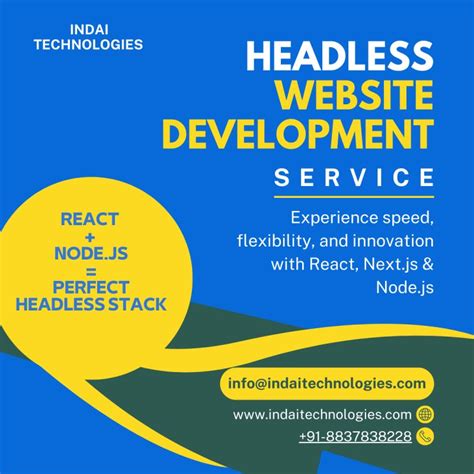 Indaitechnologies On Linkedin Headlessdevelopment Reactjs Nextjs Nodejs Webperformance