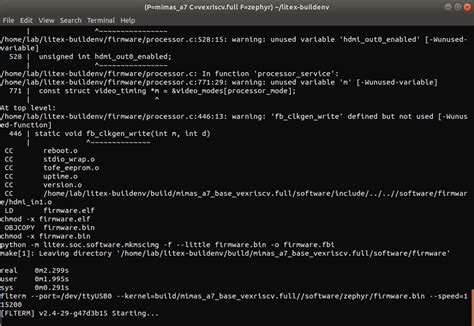 Running Zephyr Rtos On Mimas A7 Using Litex And Risc V Numato Lab Help Center