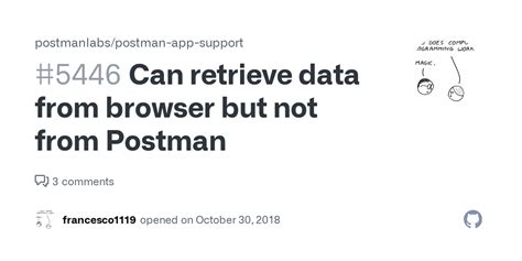 Can Retrieve Data From Browser But Not From Postman · Issue 5446