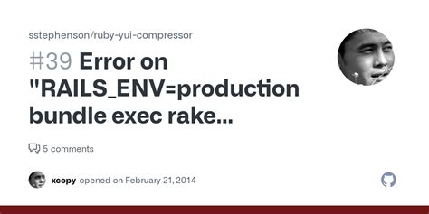 Error On RAILS ENV Production Bundle Exec Rake Assets Precompile