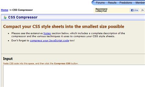 20 Useful Examples Of Web Based Css Compressor