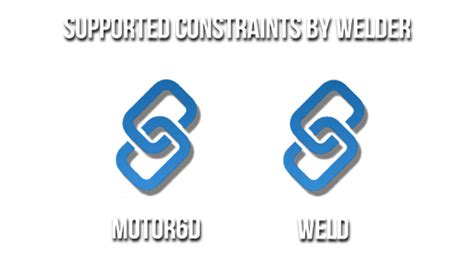 Welder A Simple Plugin About Constraints Creations Feedback