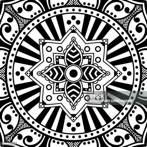 만다라 기하학적 패턴과 추상 그래픽 사각형 배경입니다 벡터 일러스트레이션 0명에 대한 스톡 벡터 아트 및 기타 이미지 0명 검은색 기하 도형 Istock