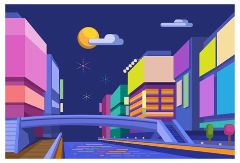 Dotonbori Osaka Japan At Night Scene Illustration Vector 11448231