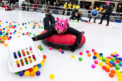 Watch Life Sized Hungry Hippos Tourney At Ice Rink In Grand Rapids