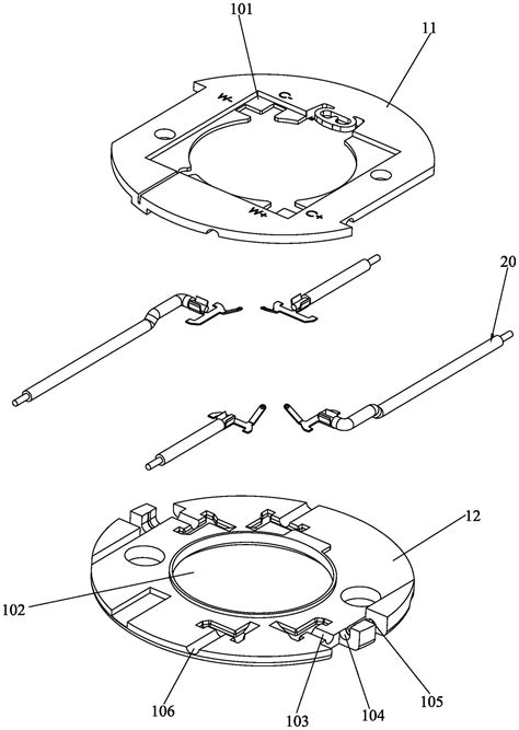 组装式cob支架的制作方法