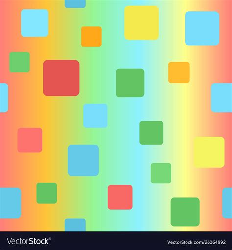 Gradient Square Pattern Seamless Background Vector Image