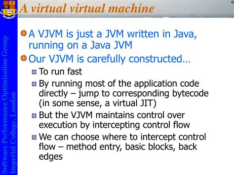 Ppt Distributed Java Applications Dynamic Instrumentation And Automatic Optimisation
