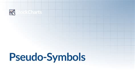 Pseudo Symbols Support Center
