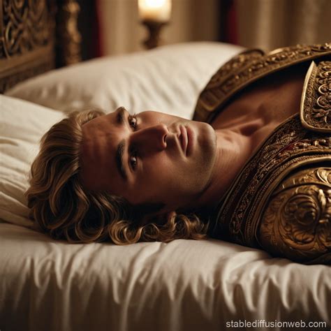 Alexander The Great In Rest Stable Diffusion Online
