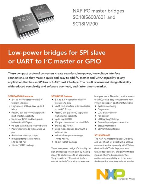 Spi Slave Uart I2c Master Gpio Pdf Computer Engineering Computer Hardware