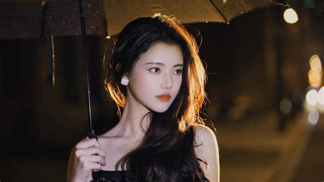 知性 夜晚 长发 美女 4k电脑高清壁纸 4k手机高清壁纸 高清4k壁纸 我爱桌面
