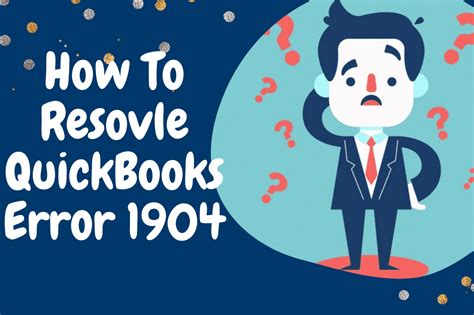 How To Fix Quickbooks Error 1904