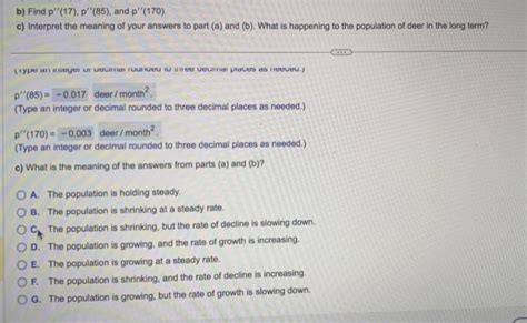 Solved The Function Pt4t752000t Gives The Population P