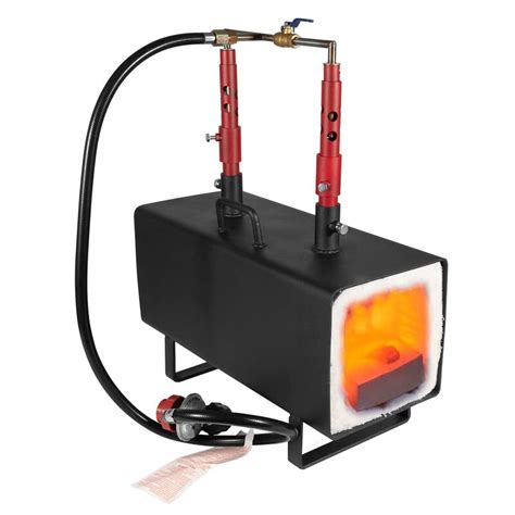 프로판 가스 포지 더블 버너 블랙스미스 대용량 포지 스퀘어 프로판 버너 파리어 나이프 도구 제작에 적합 Aliexpress