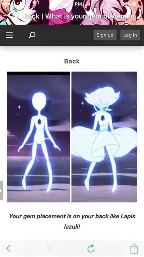 Gem Placement Quiz Steven Universe Amino