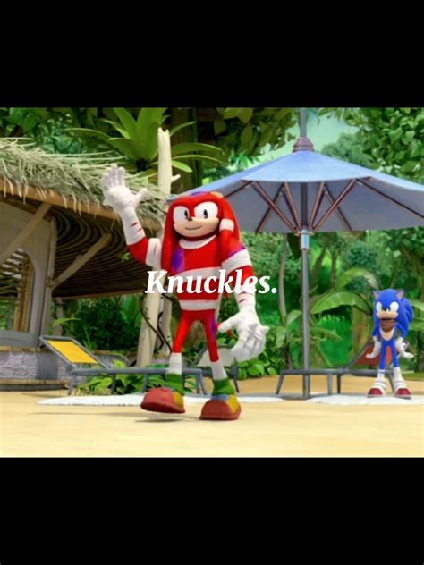 Sonic Boom Out Of Context Funny Moments With Knuckles Tiktok