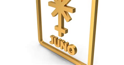 Juno Planet With Box Icon Gold 3d Incl Astrology And Planet Envato Elements