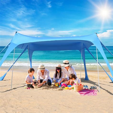 Wegitcs Beach Tent Camping Sun Shelter With Upf50 8