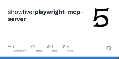 Github Showfiveplaywright Mcp Server