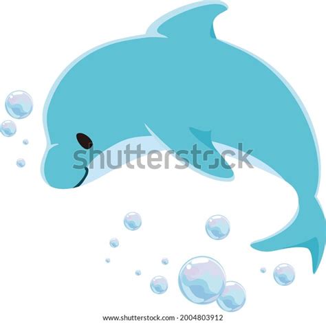 Dolphins Splashesjapanese Summer Traditional Icon Illustrationvector