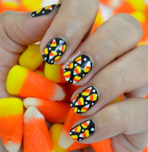 Nails Context Candy Corn