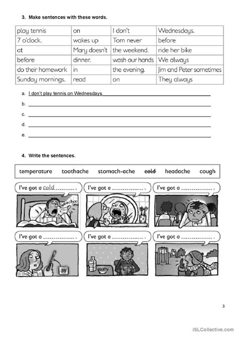 Spring Weekend HW English ESL Worksheets Pdf Doc